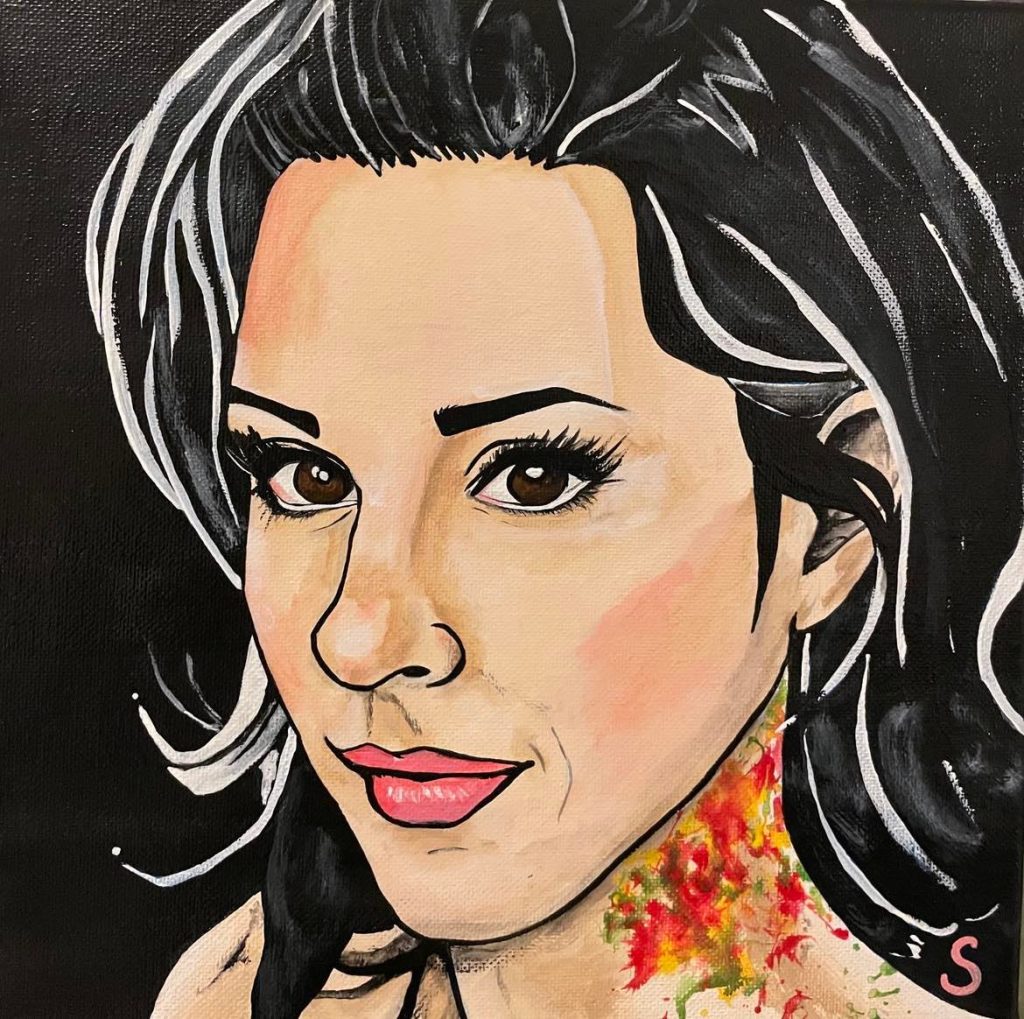 Self Portrait Acrylic Paintings